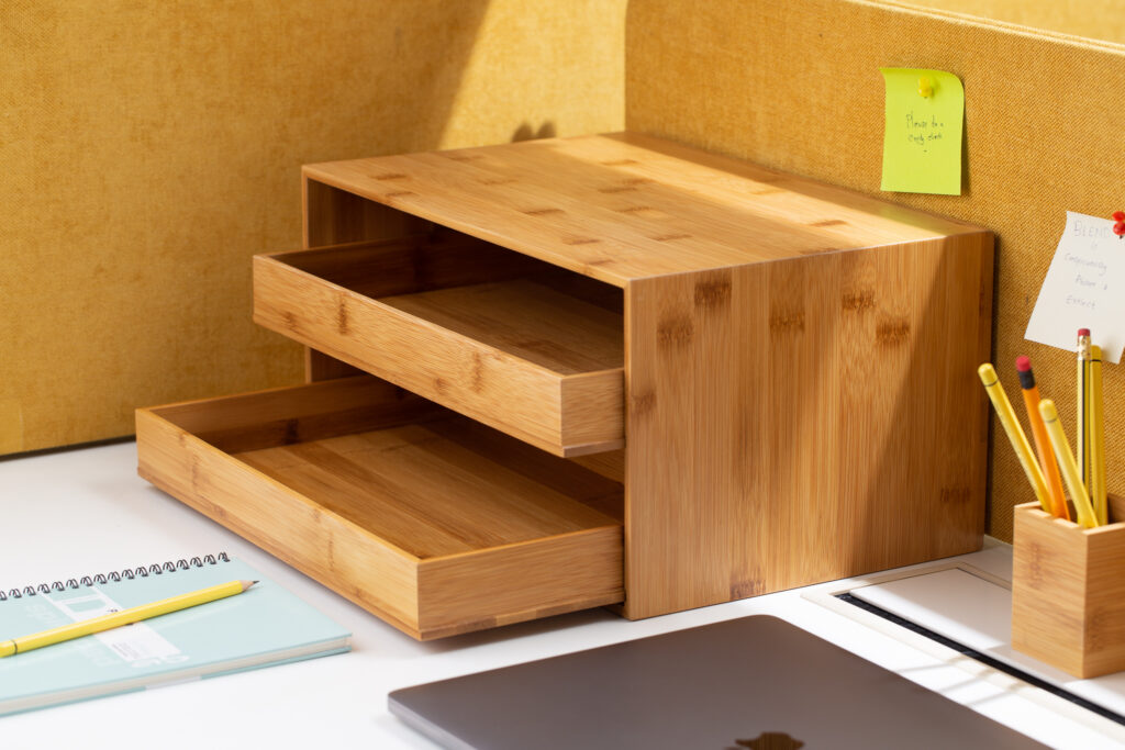 KESHARA BAMBOO 2 DRAWERS DOCUMENT HOLDER – timberconceptsshop
