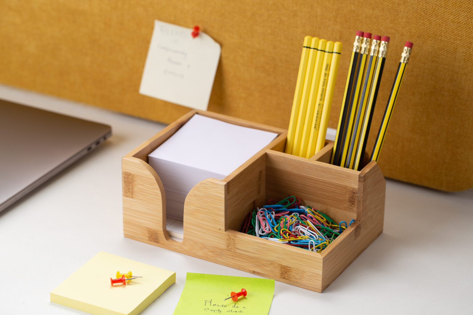PRAMUKA BAMBOO STATIONERY ITEM HOLDER – timberconceptsshop