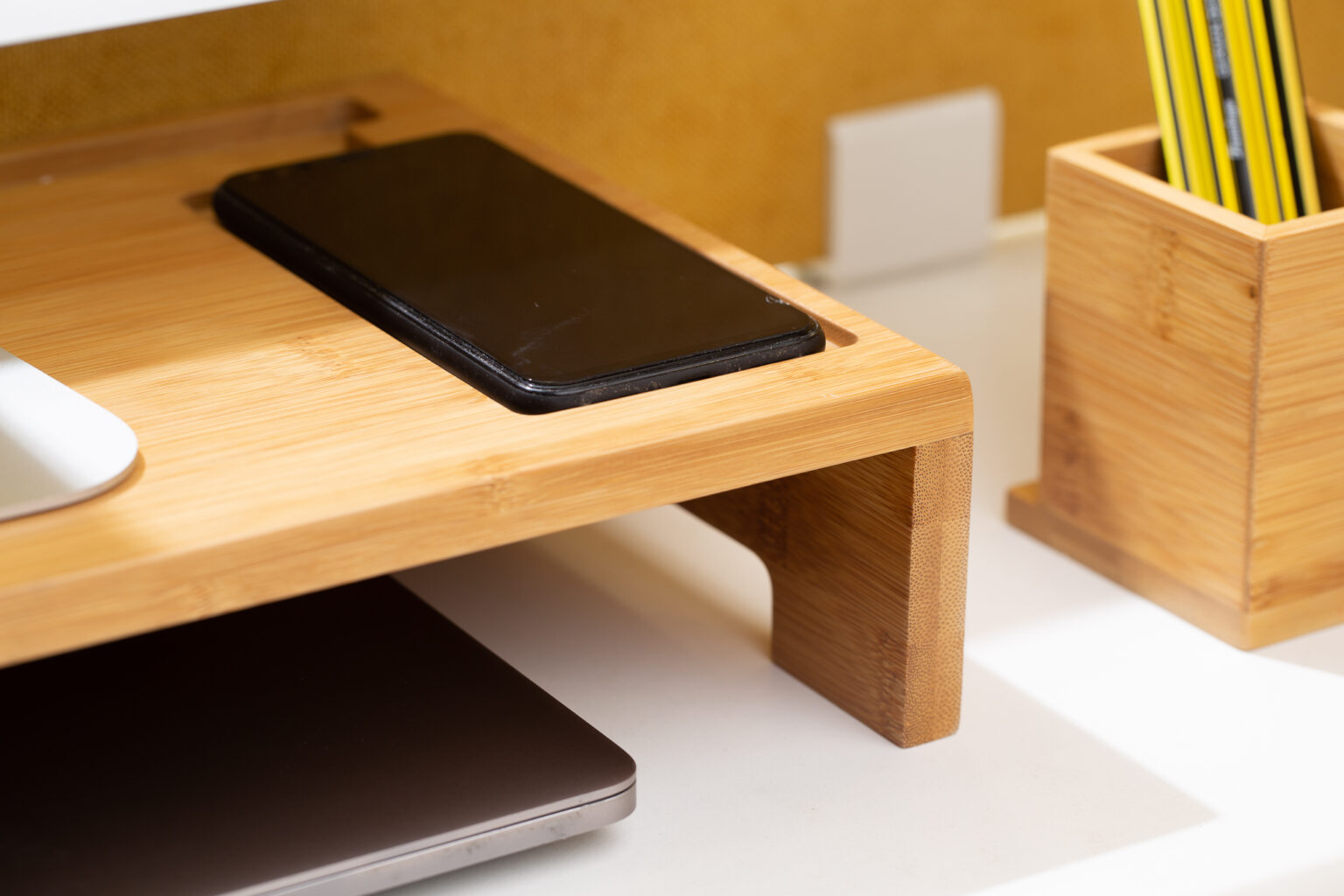 KIRANA BAMBOO MONITOR STAND & DESK ORGANIZER – timberconceptsshop