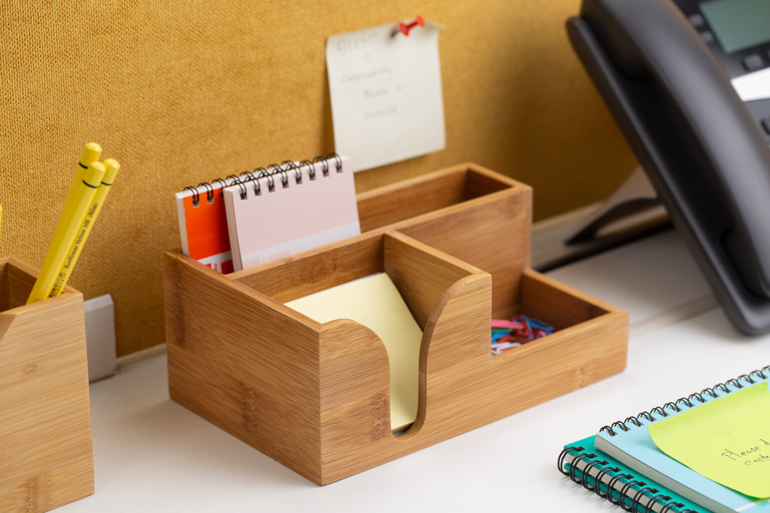 DAMLEE BAMBOO DESK ORGANIZER – timberconceptsshop